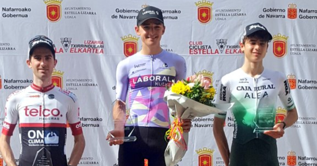 Pablo Ara logra su primer pódium con el equipo en el Memorial Cirilo Zunzarren – Equipo Telco,m ...